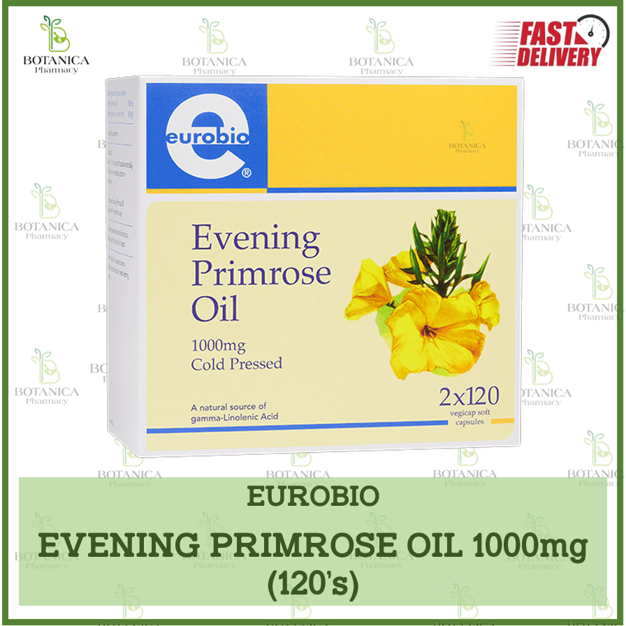Eurobio Evening Primrose Oil (EPO) 120's (Exp: 04/2026) | Shopee Malaysia