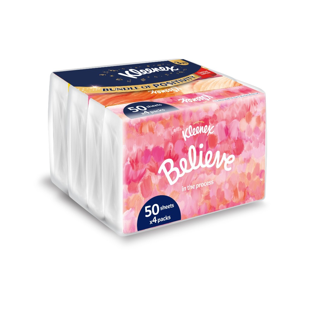 Kleenex Facial Tissue Travel Pack Limited Edition Moments Design - 3PLY ...
