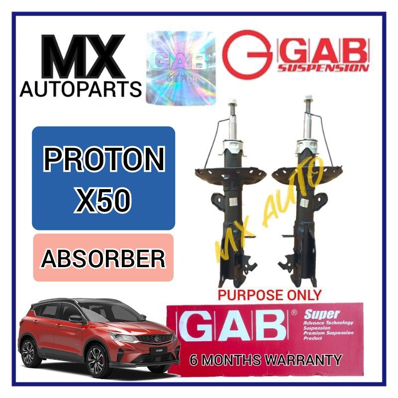 ORIGINAL SUPER PREMIUM GAB PROTON X50 ABSORBER FRONT OR REAR ABS FRT RR | Shopee Malaysia