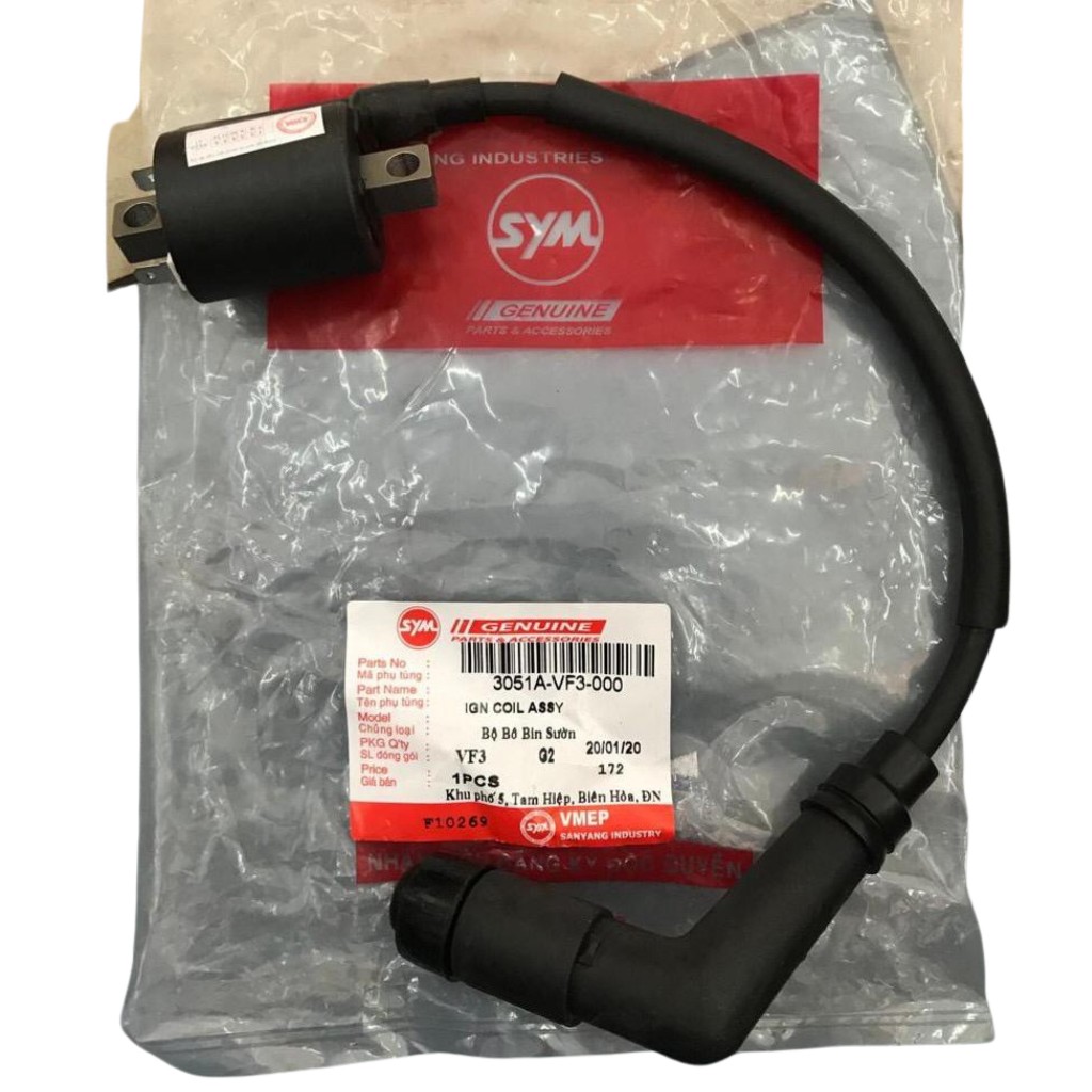 SYM VF3I 185 Ignition Coil Assy - 3051A-VF3-000 (100% Original ...
