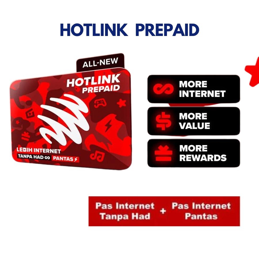 Hotlink Prepaid Simkad Unlimited Data Tanpa Had | Shopee Malaysia