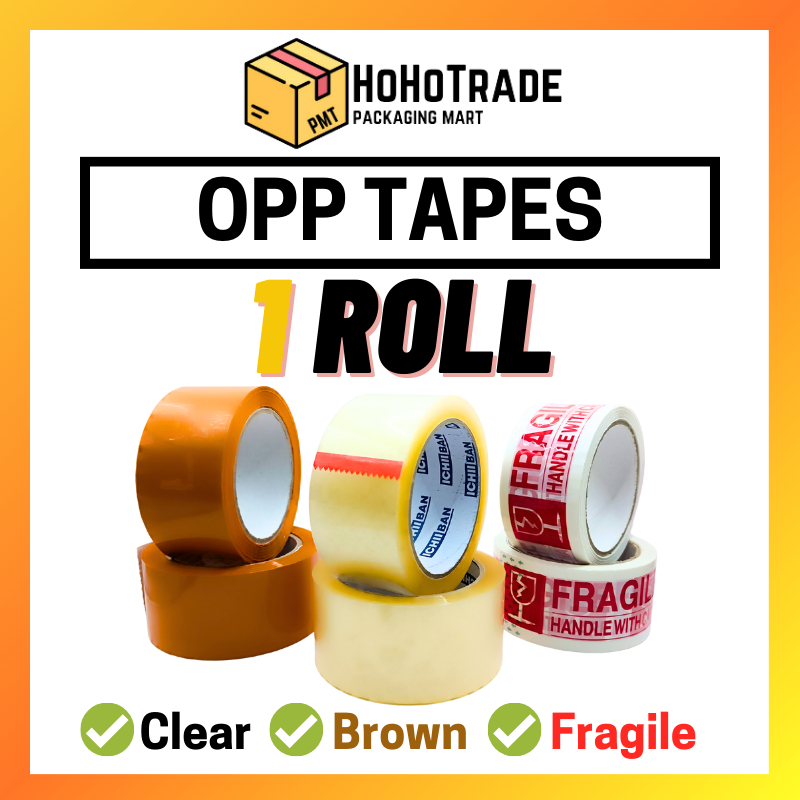 Hohotrade [KL Ready Stock] Opp Tape Salotape Cellophane Tape Fragile ...