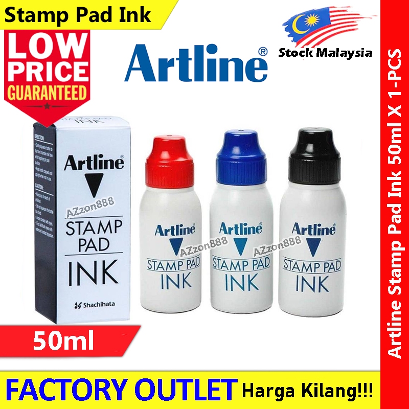 Artline Stamp Pad Ink 50ml Refillable #Artline #Stamp #Pad #Ink #50ml # ...