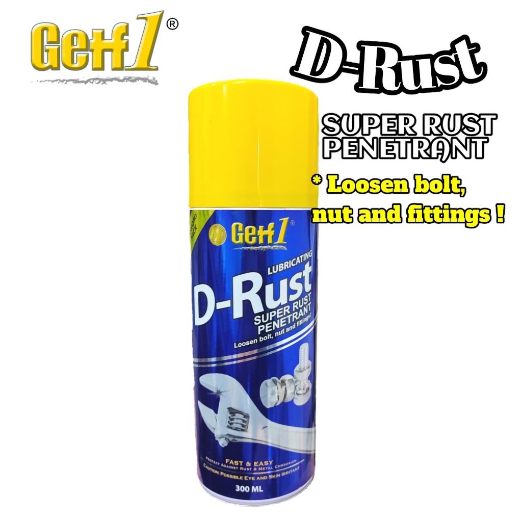 Getf1 D-Rust Lubricating Rust Penetrant Anti Rust Spray rust remover ...