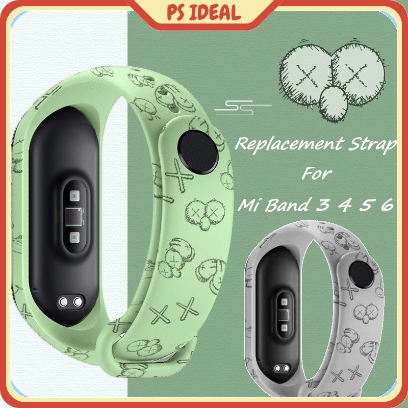 (NEW ARRIVAL) Xiaomi Mi band 6 5 KAWS Design Mi Band 4 Grey Matcha ...