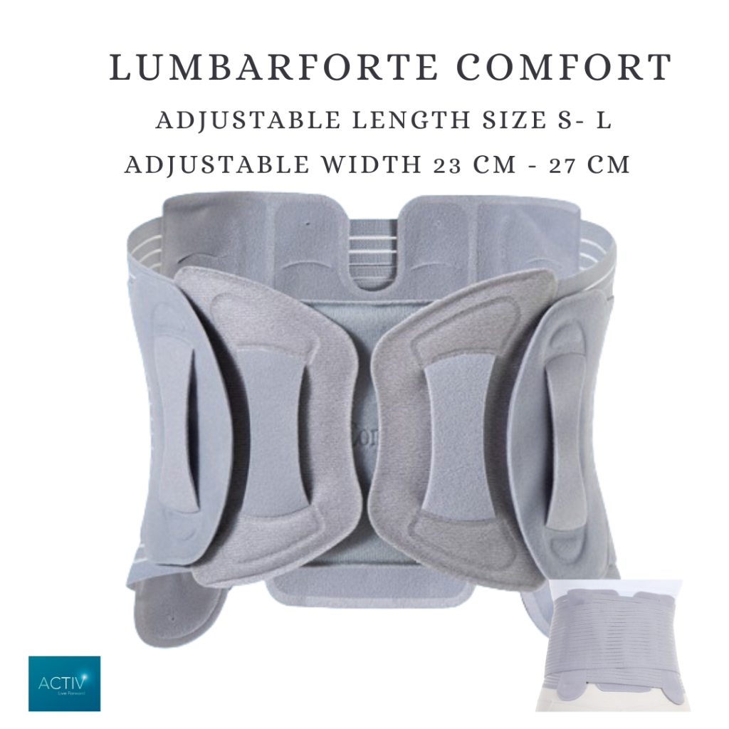 Corset Pinggang Back Support ACTIV Lumbarforte Comfort Pendakap Support ...