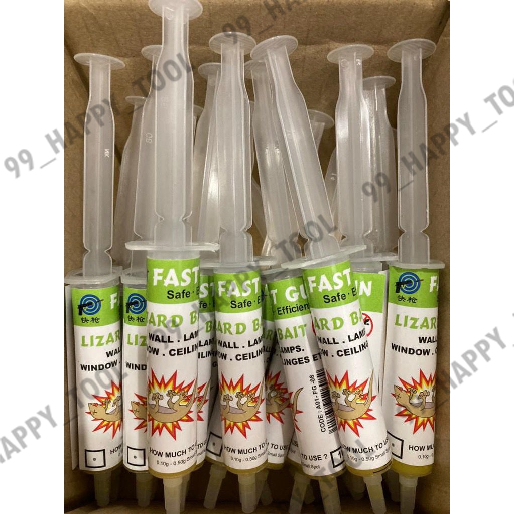 FG-08 FAST GUN Lizard Gel Bait. Easy to Apply Lizard Killer Gel Type ...