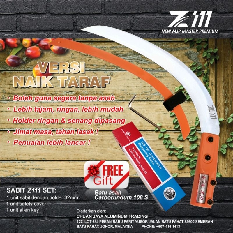 Sabit sawit Z111 Harvesting sickle with holder set (Tanpa asah) | Shopee Malaysia