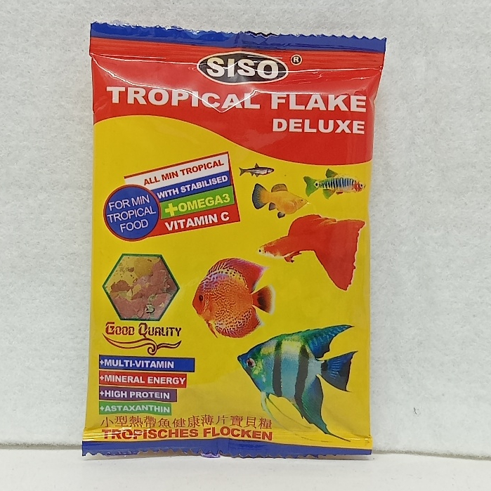 Siso Tropical Flake Deluxe 6g | Shopee Malaysia