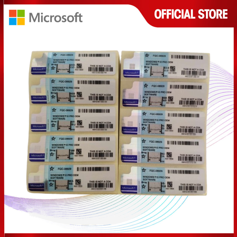 Genuine Windows 11 Pro/10 Professional COA Sticker License Key - Pro ...