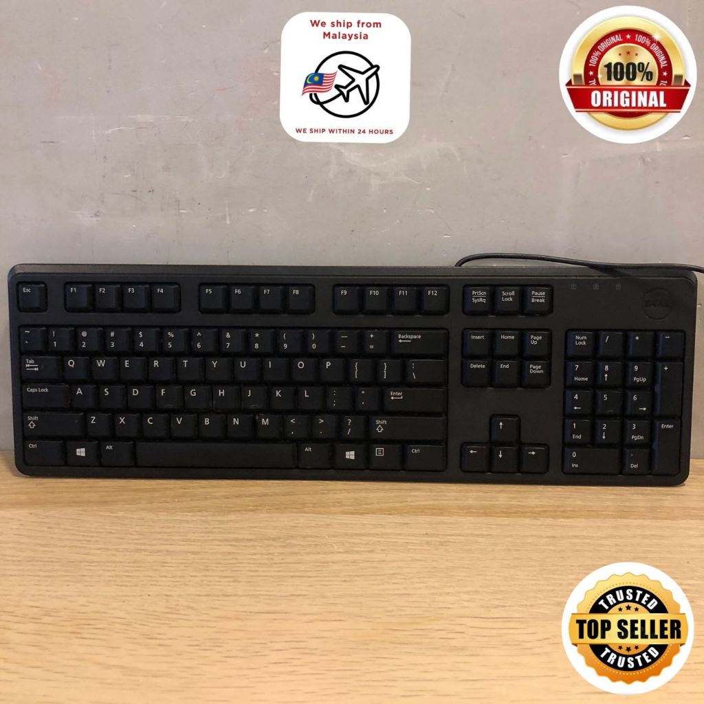 DELL SK-8120 STANDARD WIRED KEYBOARD 100% ORIGINAL USE | Shopee Malaysia