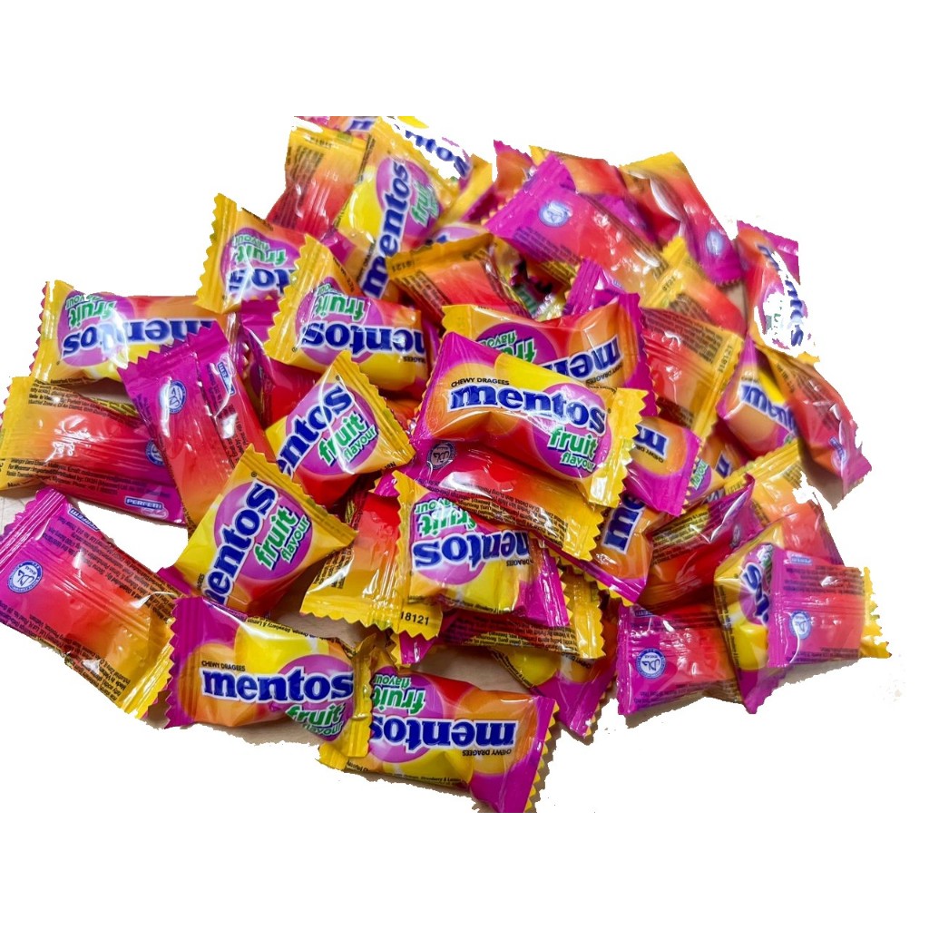 [Ready Stock] (Halal) **Repacked** Mentos Chewy Candy 40pcs +/- (120gm ...