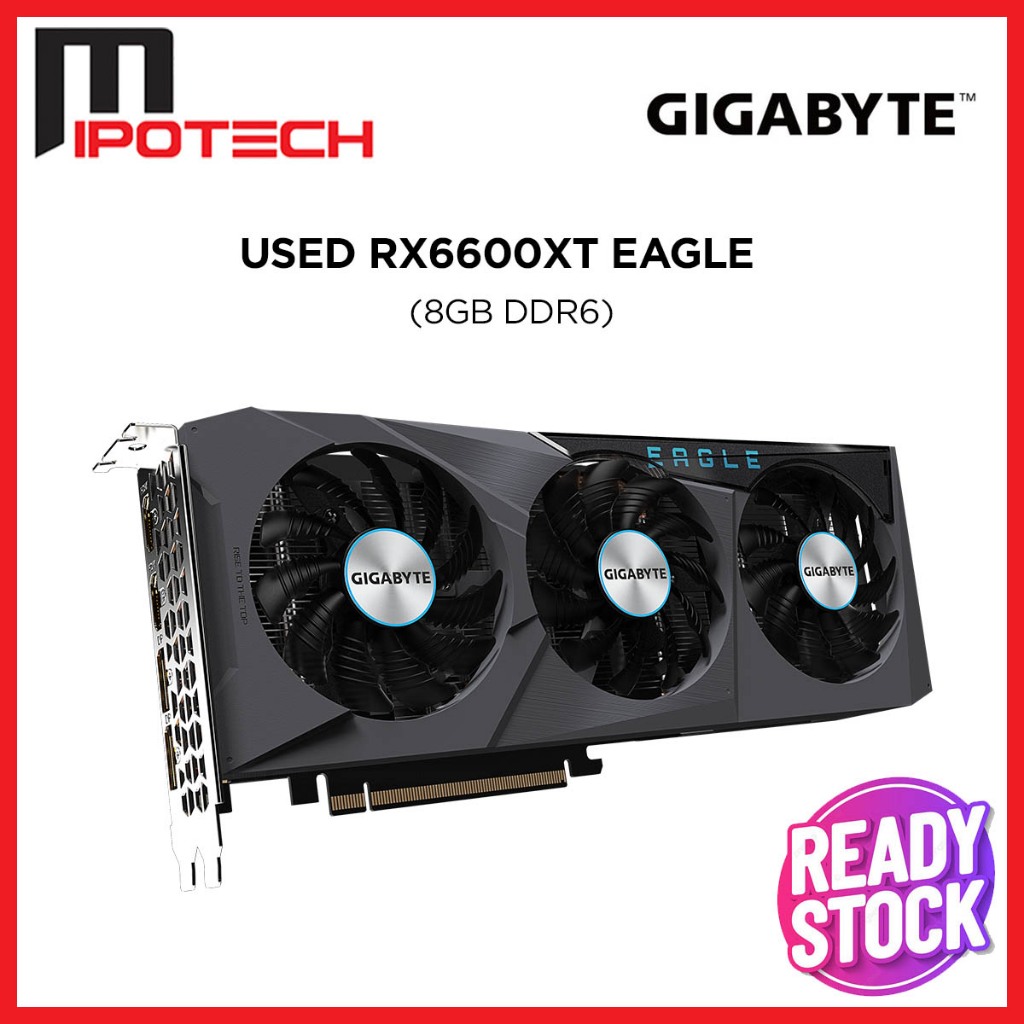 [USED] Gigabyte RX 6600 EAGLE / XT GAMING OC 8GB DDR6 AMD Radeon ...