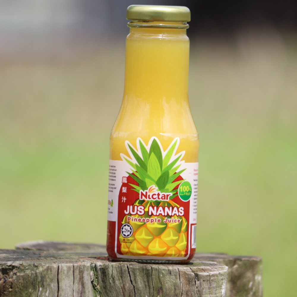 Nictar Pure Pineapple Juice(12 Bottles Packed) | Shopee Malaysia