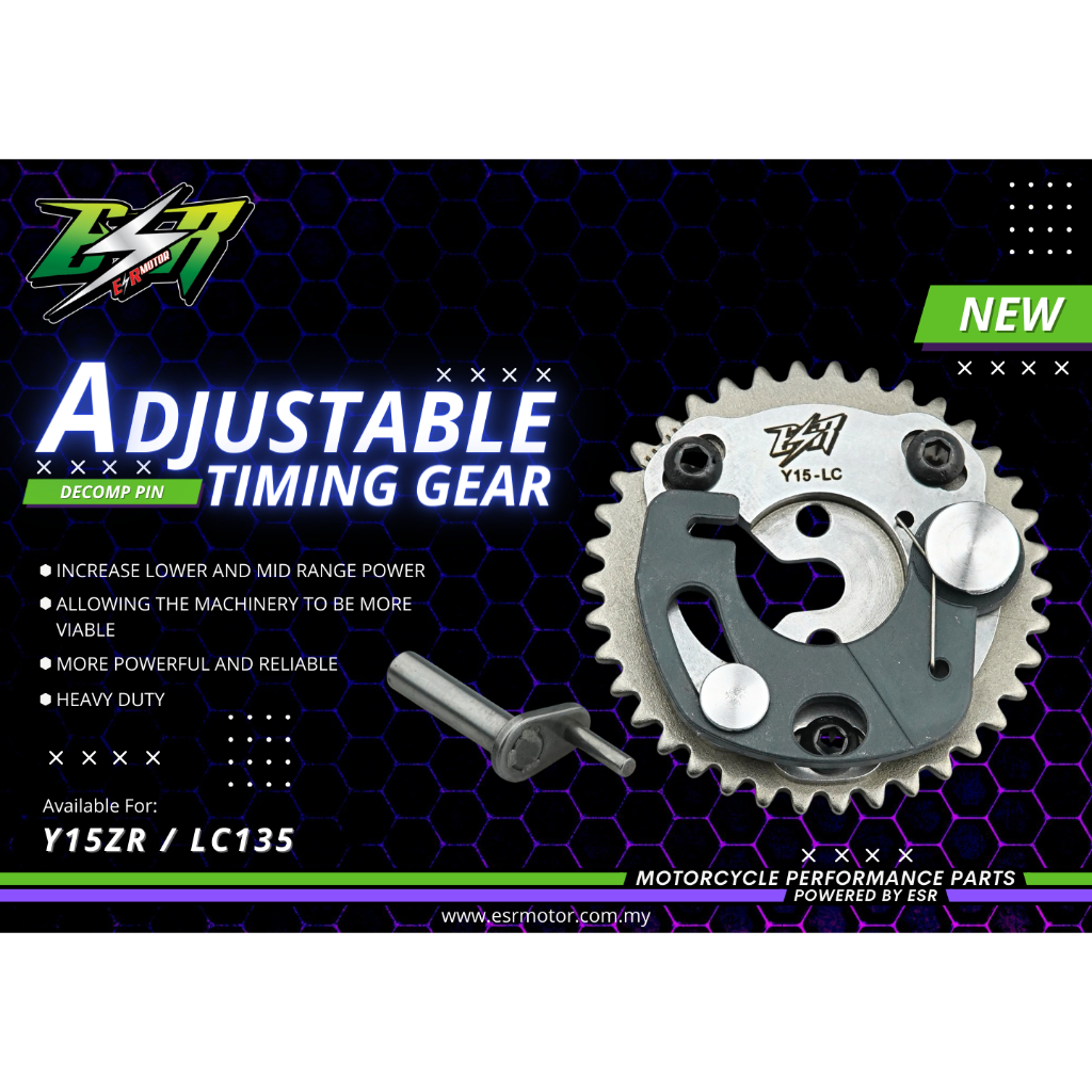 ESR MOTOR ADJUSTABLE CAM PULLEY DECOMP PIN | Shopee Malaysia