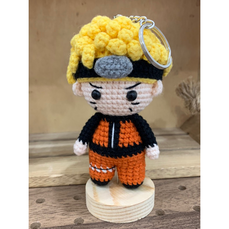 [READY STOCK MALAYSIA] Finished Crochet Product Naruto Keychain ...