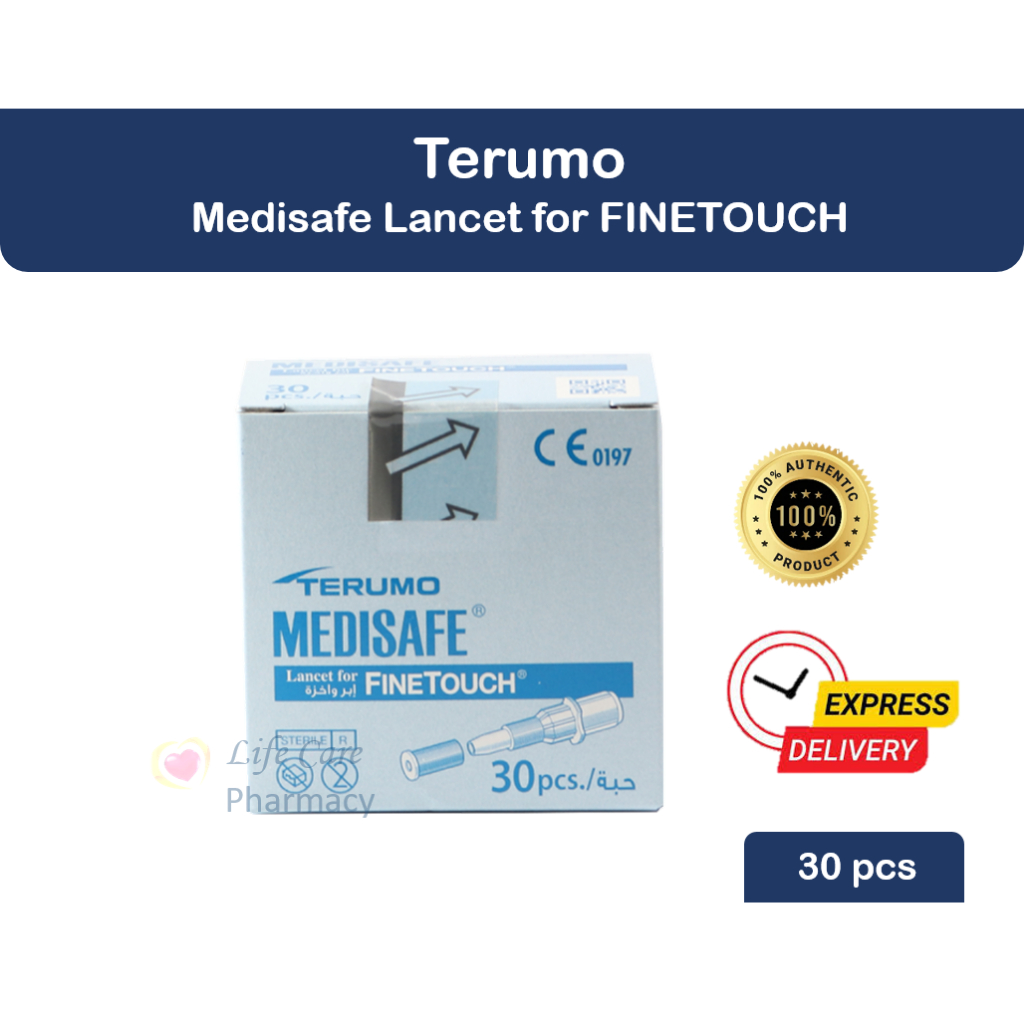 Terumo Medisafe Lancet for FINETOUCH 30'S [EXP:1/2025] | Shopee Malaysia