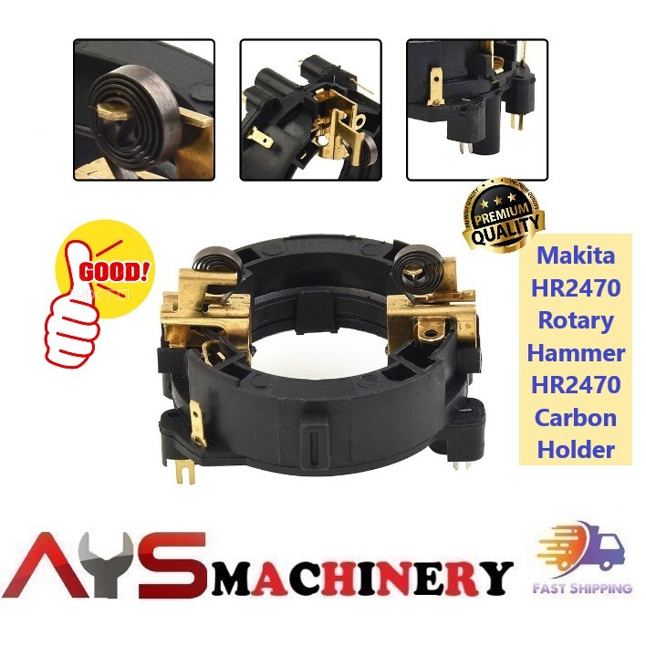 Makita HR2470 Rotary Hammer HR2470 Carbon Holder | Shopee Malaysia