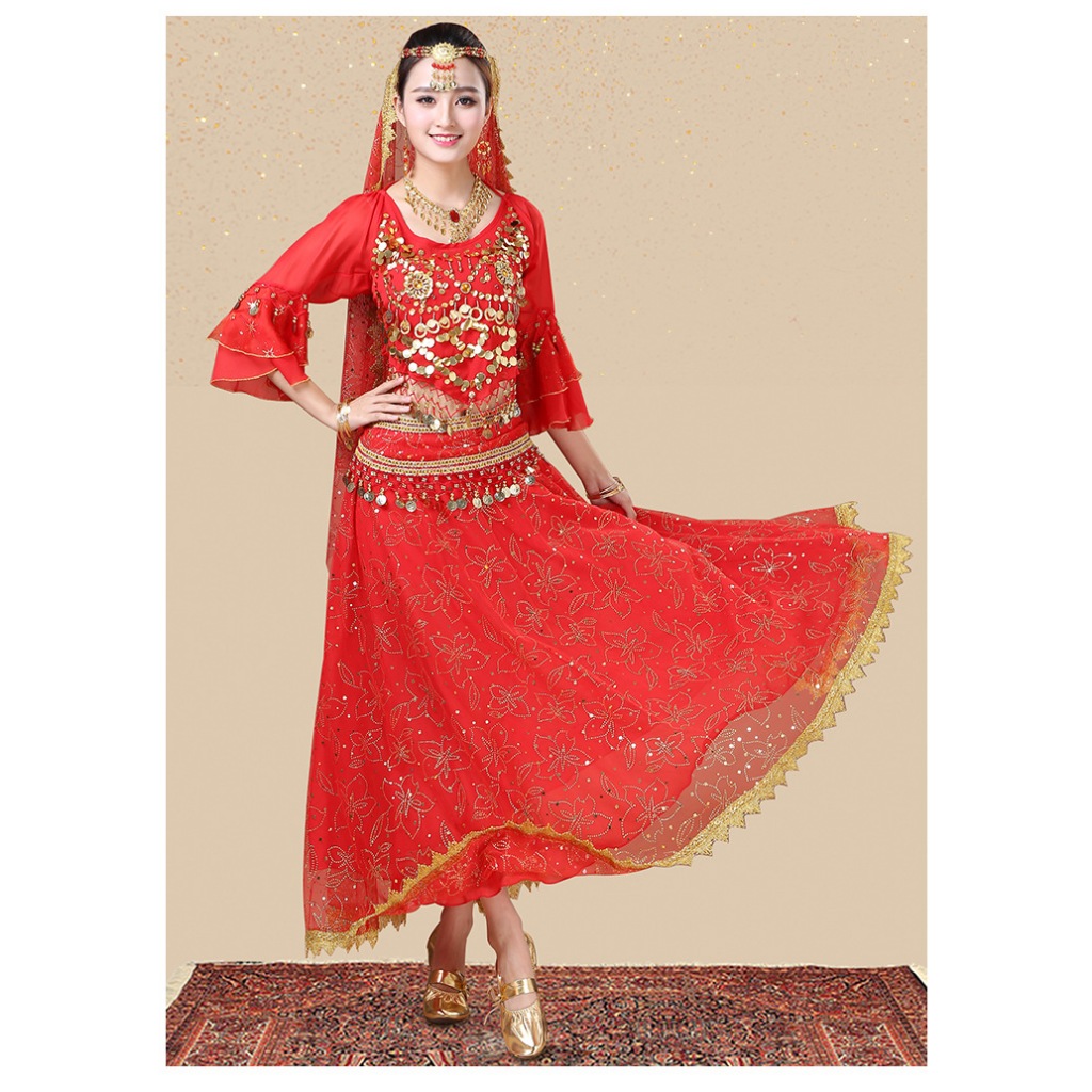 Ready Stock Adult Arabian Indian Belly Dance Costume Pakaian Tradisi