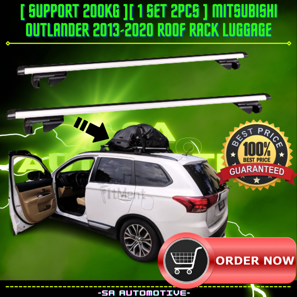 [ SUPPORT 200KG ][ 1 SET 2PCS ] MITSUBISHI OUTLANDER 2013-2020 ROOF ...