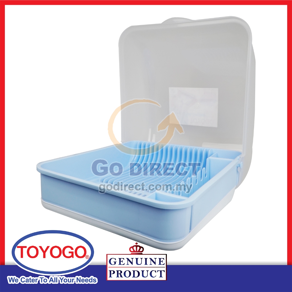 1 X TOYOGO Dish Drainer with Cover Dish Rack Kitchen Utensils Colander ...