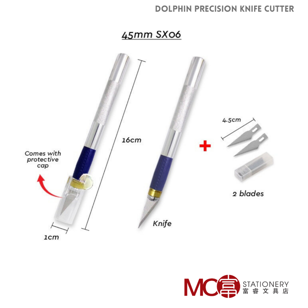Dolphin Precision Art Pen Knife Cutter | Shopee Malaysia
