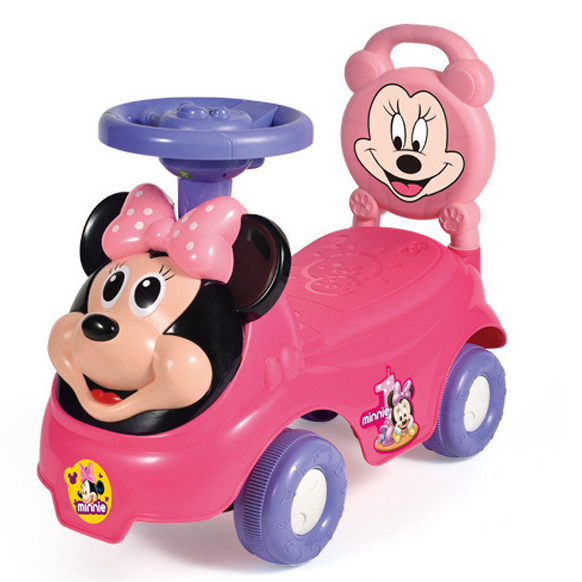 Cartoon Disney Minnie Mouse Ride On Car For Baby Girl With Electronic ...