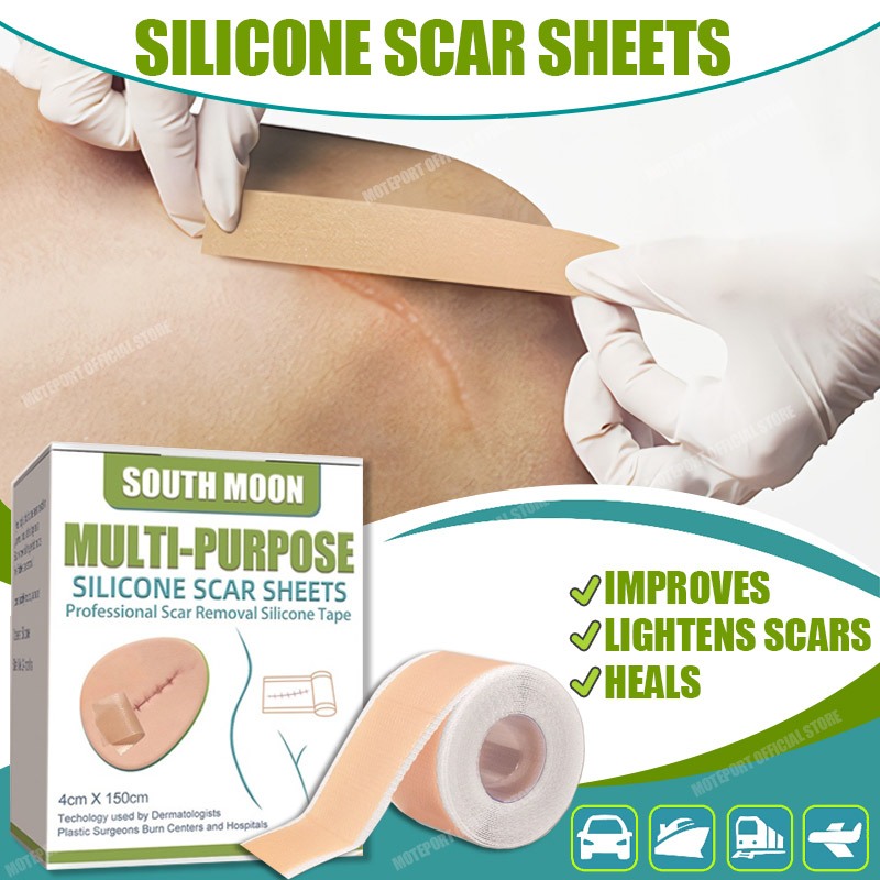 Silicone Scar Sheets Scar Patch Reusable Silicone Scar Strips Type