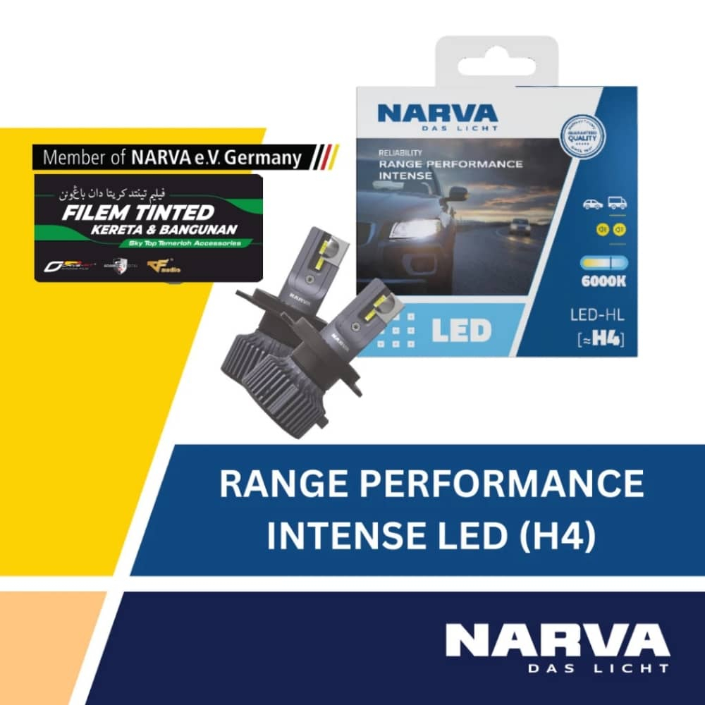 Narva Range Performance LED H1 H3 H4 H7 H8 H11 HB4(9006) HB3(9005) 9012 ...