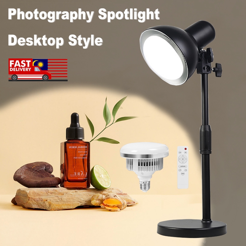 LED Light Desktop, 85W Professional Streaming Studio Spotlight Dimmable Bi-Color LED Video Light ...
