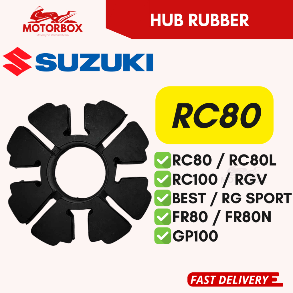 RC80 HUB RUBBER SET - RC80L RC100 RGV BEST RG SPORT FR80 FR80N GP100 RC ...