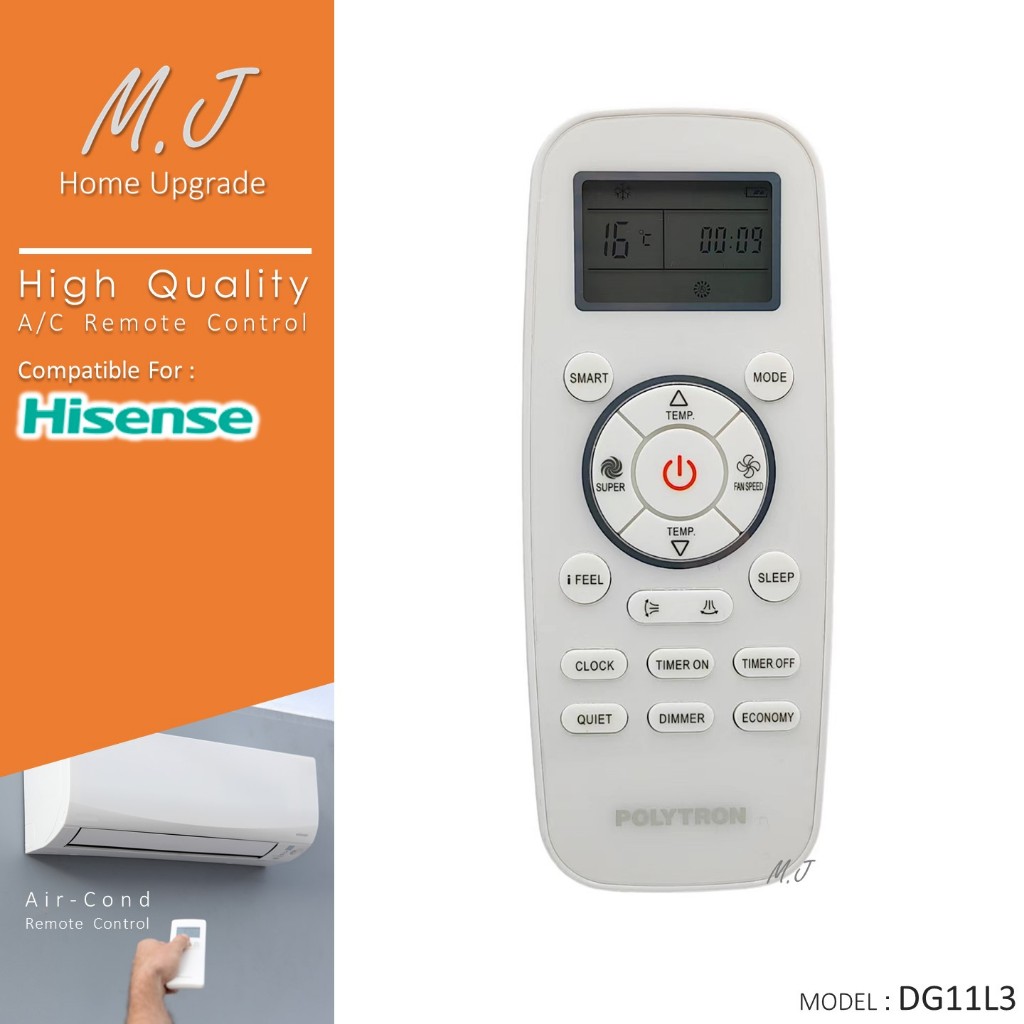 Replacement Air-Cond Remote Control For *Hisense* Air Conditioner ...