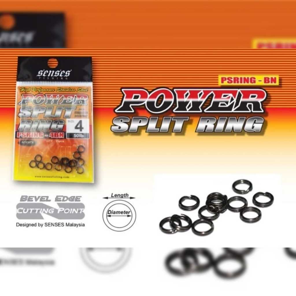 SENSES Power Press Split Ring Black | Shopee Malaysia