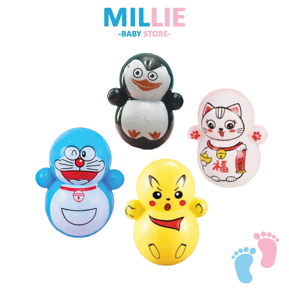MILLIE Kids Roly Poly Toys Tiktok Funny Toys Baby Mini Lucky Cat ...