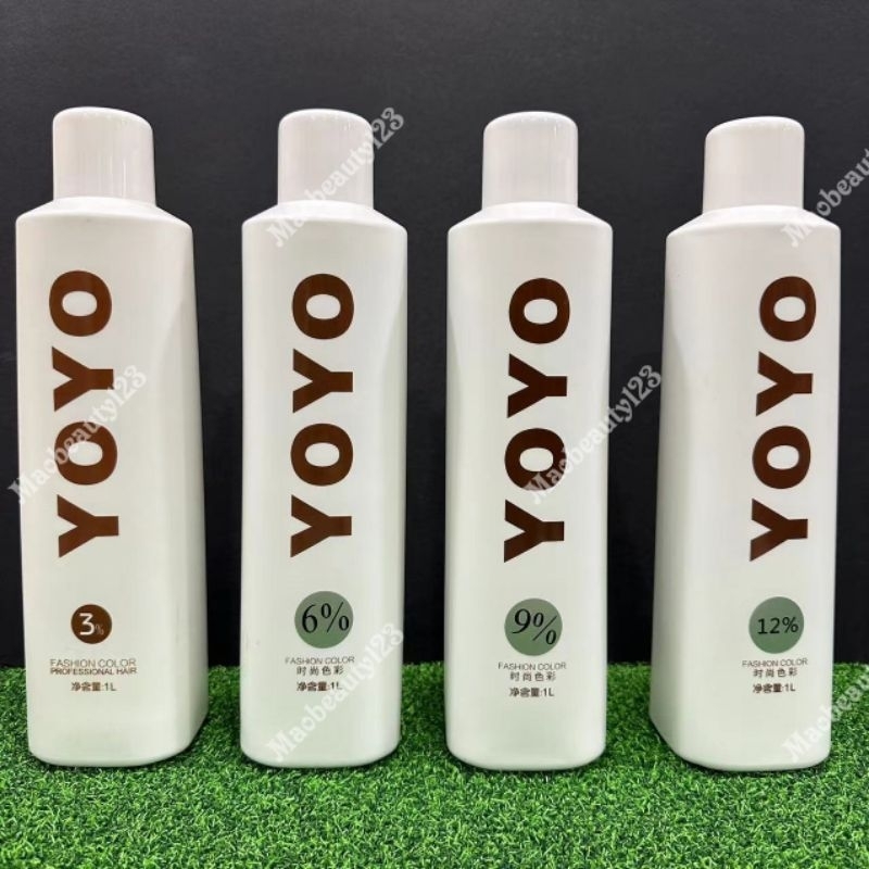 Yoyo Hair Developer Peroxide Oxydant (3%,6%, 9%,12%) 1000ml 双氧水 八仙水 双氧奶 ...