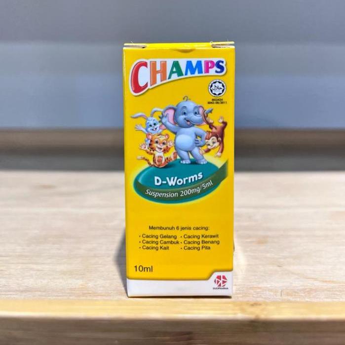 Champs D-Worms Suspension 200mg/5ml | Shopee Malaysia