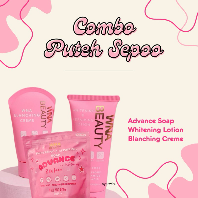 WNA BEAUTY SET LOTION + BLANCING CREME (EXTRA WHITENING)T | Shopee Malaysia