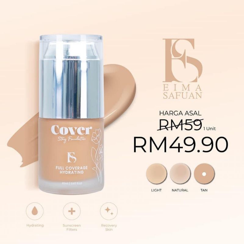 EIMA SAFUAN FOUNDATION original | Shopee Malaysia