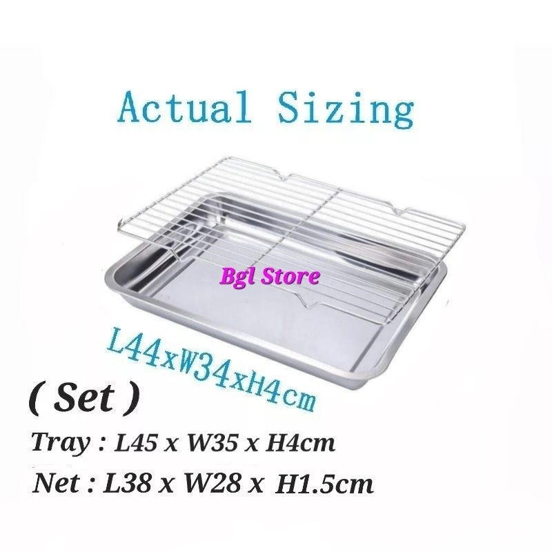 High Quality Stainless Steel Cooling Tray With Rack / Draining Tray ...