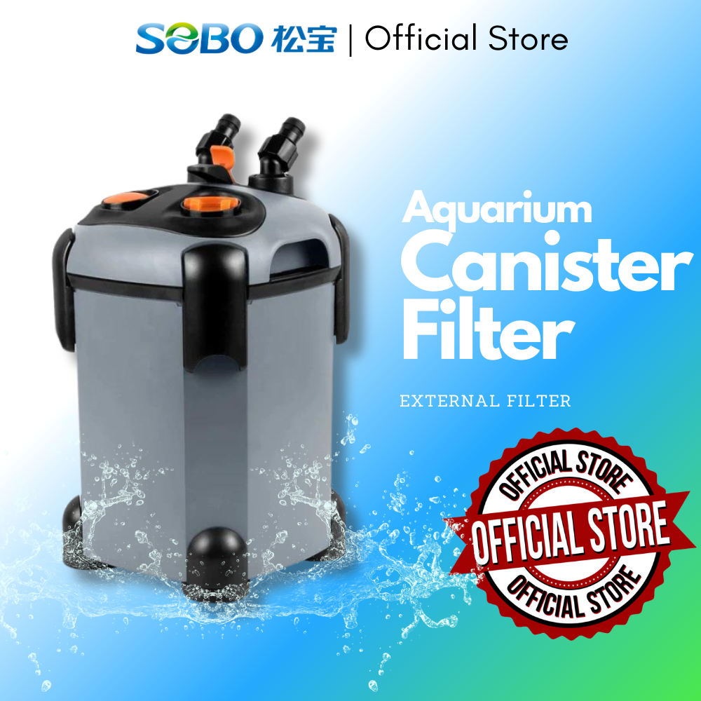 SOBO Aquarium Canister Filter Pump With UV SF-850F-UV/SF-1000F-UV/SF ...