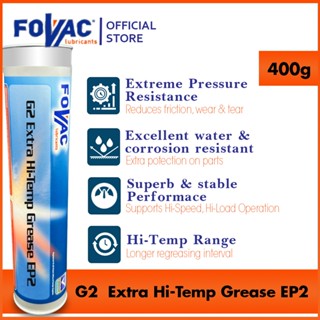 FOVAC G2 Extra Hi-Temp Grease/ High Performance Grease/ Multi-purpose Grease - 400g | Shopee ...