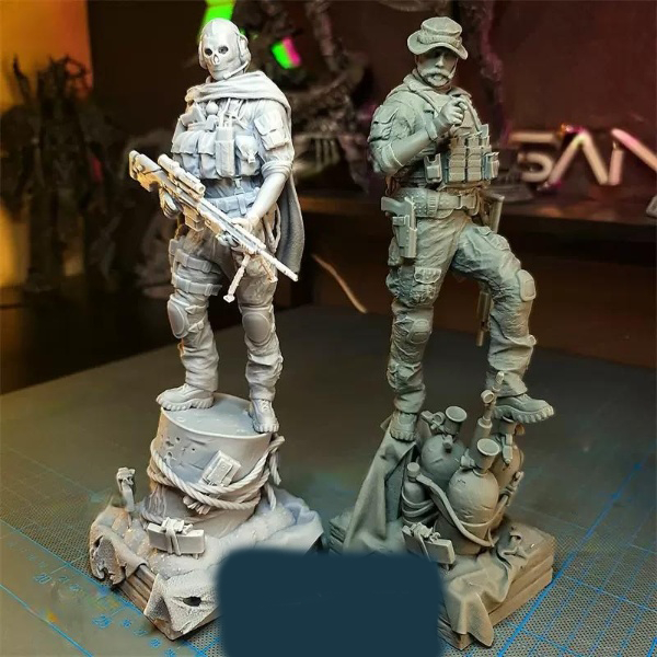 Captain John Price + Ghost" 3D printing model STL file data from "Call ...