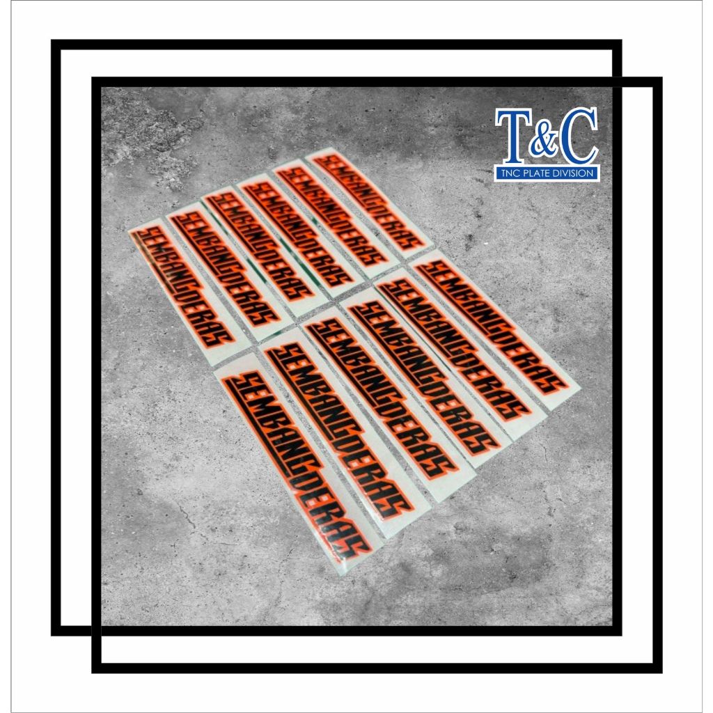 STICKER SEMBANG DERAS CUTTING JENIS FLUORESCENT MOTO | Shopee Malaysia