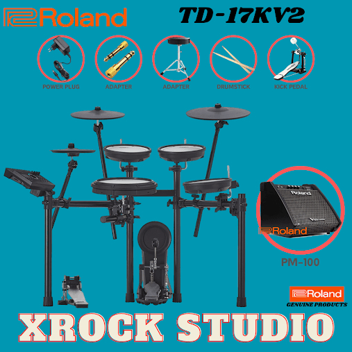 Roland TD-17KV2 V-Drums Digital Drum Set ( TD17KV2 17KV2 ) Replace TD ...