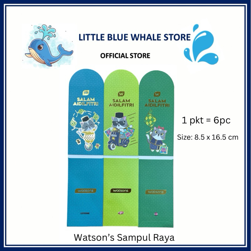 (RAYA OFFER) Sampul raya aidilfitri green packet 2024 (Watson’s ...