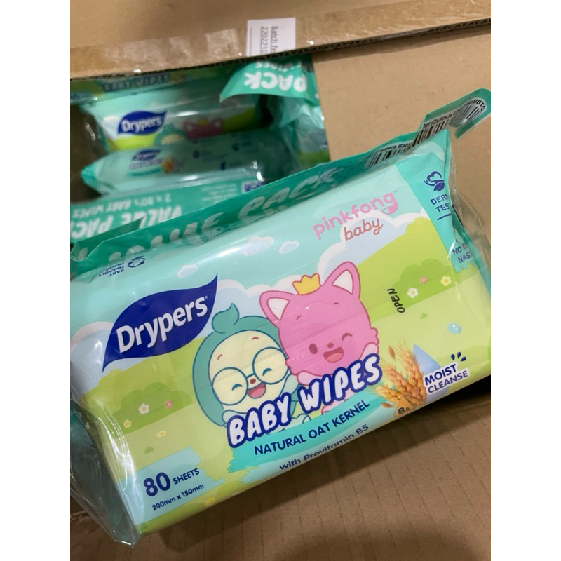 Drypers Baby Wipes (2 x 80s x 3 packs) | Shopee Malaysia