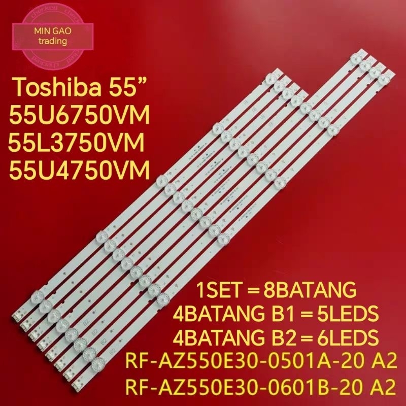 TOSHIBA 55U6750VM 55L3750VM 55U4750VM LED TV BACKLIGHT | Shopee Malaysia