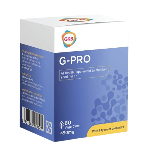 GKB G-PRO GOLD 60S (PREBIOTICS + PROBIOTIC) | Shopee Malaysia