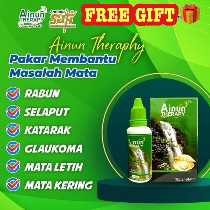 🔥Ainun THERAPHY 🔥Ainun Therapy 🔥Ainun Terapi - Rawat Rabun Silau Selaput Katarak [💯 Original HQ ...