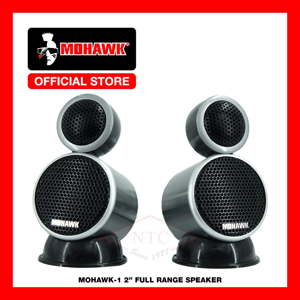 MOHAWK Car Audio 21M1-2.1 Mohawk M1 Series 2" Full Range Speaker With Tweeter | Shopee Malaysia